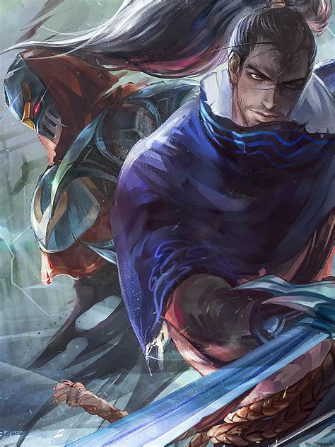 League of Legends LOL Zed Vs Yasuo 4K duvar kağıdı indir
