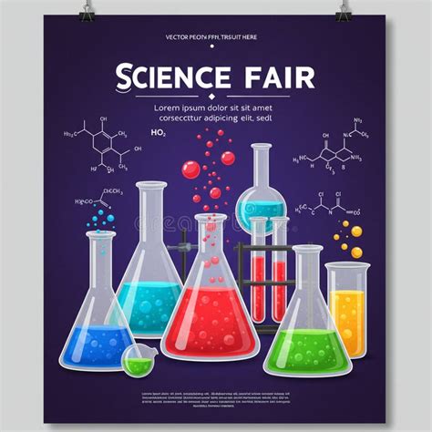 Science Laboratory Poster Stock Illustrations 19022 Science