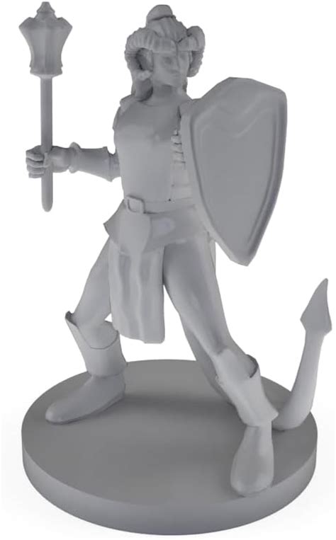 Tiefling Female Cleric Tabletop Dnd Gaming Miniature Toys