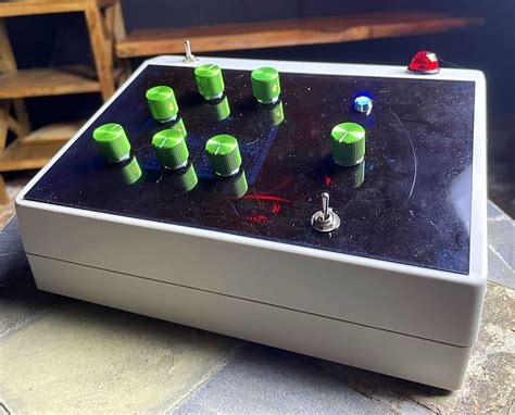 Circuit Bent Style Lofi Digital Theremin Light Synthesizer Reverb