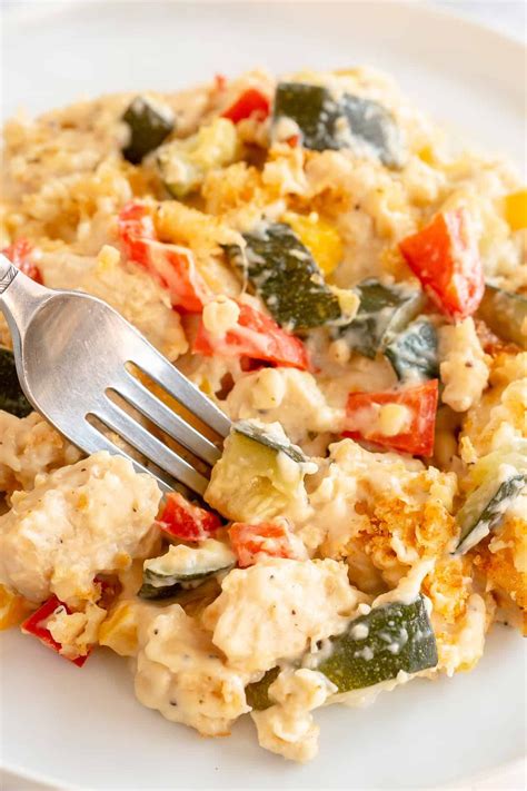 Chicken Zucchini Casserole Easy Cheesy Chicken Casserole Recipe Artofit