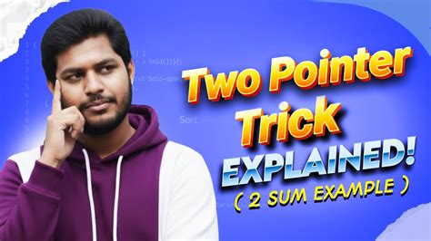 Two Pointer Approach In Telugu 🔥 Solve 2 Sum Problem Fast Dsa