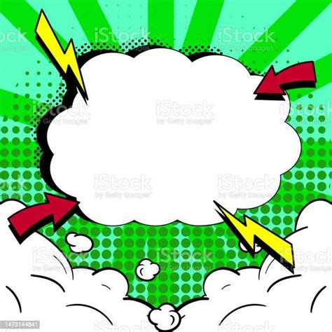 컬러 배경 디자인 위에 복사 공간을 가진 만화 빈 연설 거품 광고 및 홍보 사업을 대표하는 폭발 프레임 워크의 빈 템플릿 경쟁에 대한 스톡 벡터 아트 및 기타 이미지