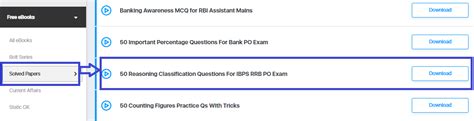 50 Reasoning Classification Ques Ibps Rrb Po Exam Download Now