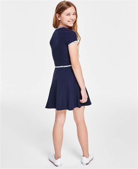 Tommy Hilfiger Big Girls Quarter Zip Dress Macys