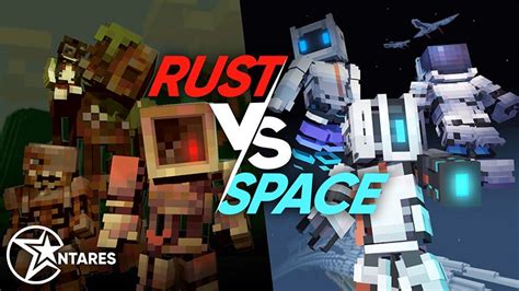 Robots Rust VS Space By Antares Minecraft Skin Pack Minecraft