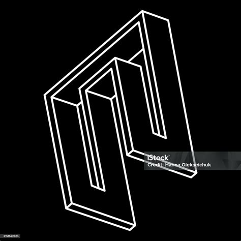Impossible Optical Illusion Shapes Optical Art Object Impossible