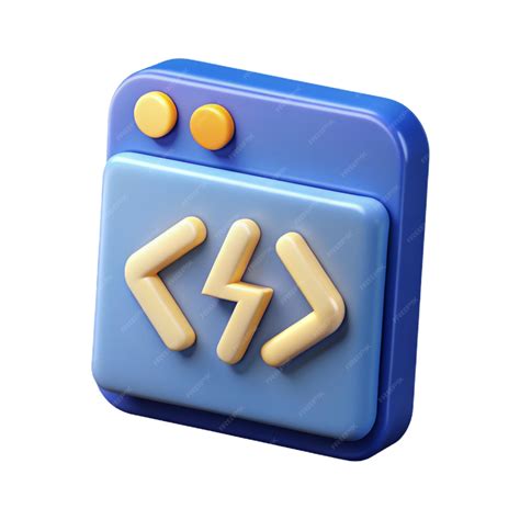 Programming Code Python Or Java Api Symbols Programming And Web Development Concept 3d Vector