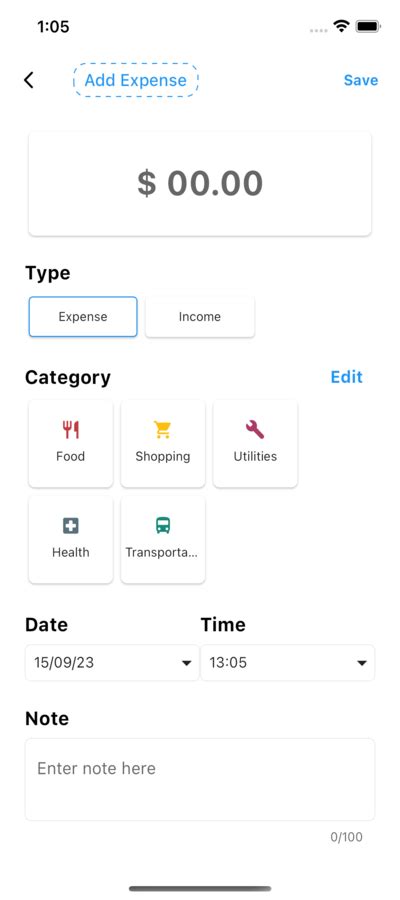 Flutter Expense Manager By Awaisdev Codecanyon