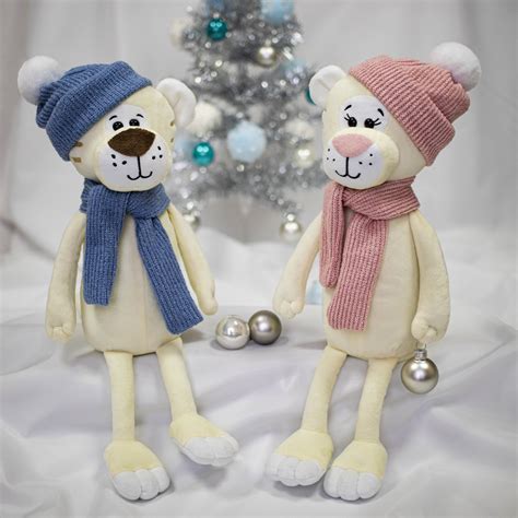 Мягкая игрушка Kult Of Toys Тигр Мартин в синей шапке и шарфике 25 см купить по цене 1627 ₽ в