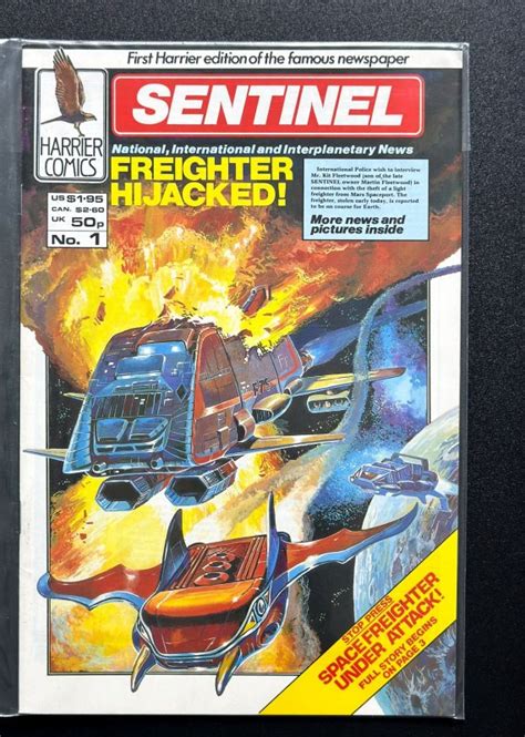 Sentinel 1981 Series Harrier 1 Very Good Comics Book Comic Books