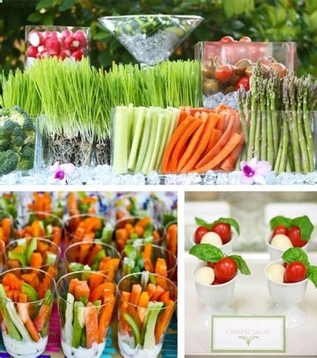 Cant Go Wrong With A Fresh Veggie Bar Gather All Of The Favorites And