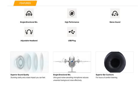 A Tech HU ComfortFit Stereo USB Headset Asianic Distributors Inc