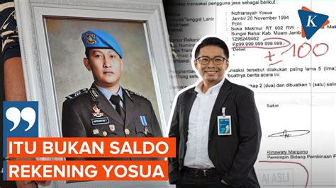 Berita Harian Viral Video Rekening Brigadir Yosua Hampir Rp 100 Juta