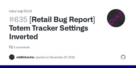 Retail Bug Report Totem Tracker Settings Inverted · Issue 635