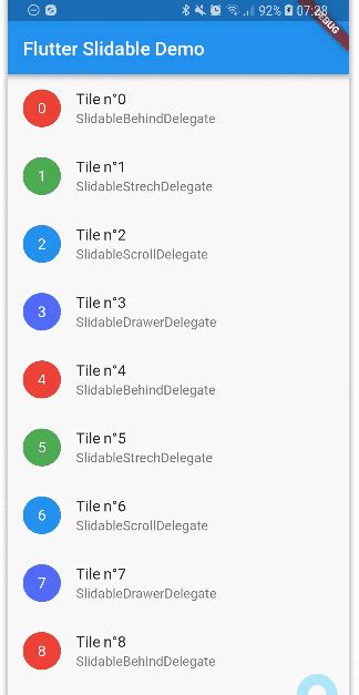 Flutter List Dismissible Animatedlist Web