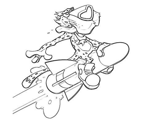 Cheetos Coloring Page