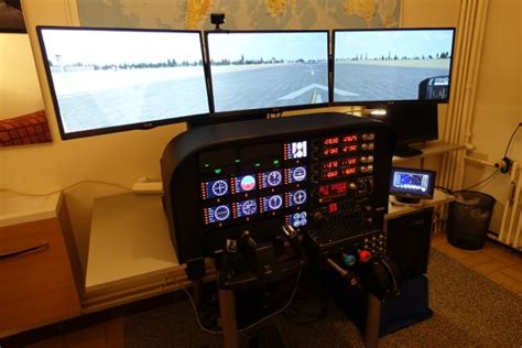 Pics Cool Pro Flight Simulator Cockpit Cessna Setup Saitek Blog