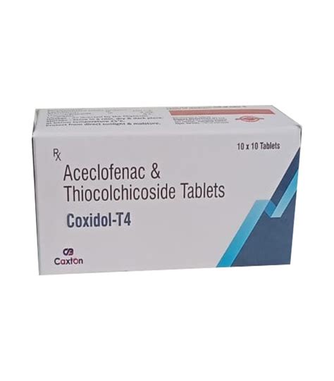 Aceclofenac Thiocolchicoside Tablets At ₹ 2200box Aceclofenac
