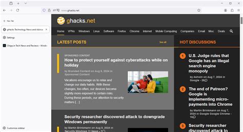 Firefox Nightly Mozilla Makes It Easier To Test Vertical Tabs Ghacks