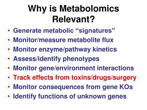 Ppt Metabolomics The Basics Powerpoint Presentation Free Download