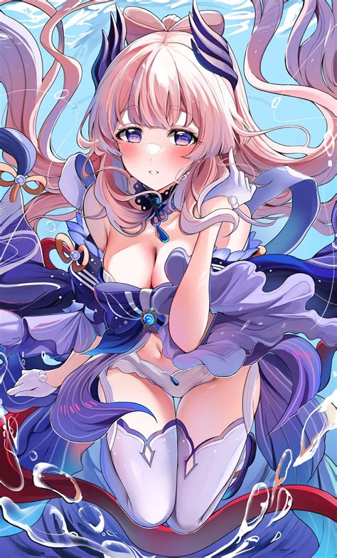 Sangonomiya Kokomi Genshin Impact Drawn By Sak Lemondisk Danbooru