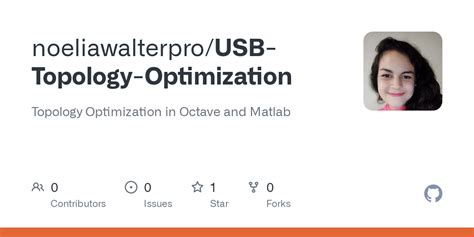 Github Noeliawalterprousb Topology Optimization Topology