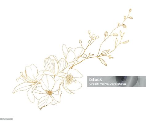 연꽃 목련 장미 라넌큘러스 백합의 수채화 금 선형 꽃다발 손으로 그린 초원 꽃과 잎은 흰색 배경에 고립되어 있습니다 디자인 인쇄 또는 배경에 대 한 꽃 그림입니다 0명에