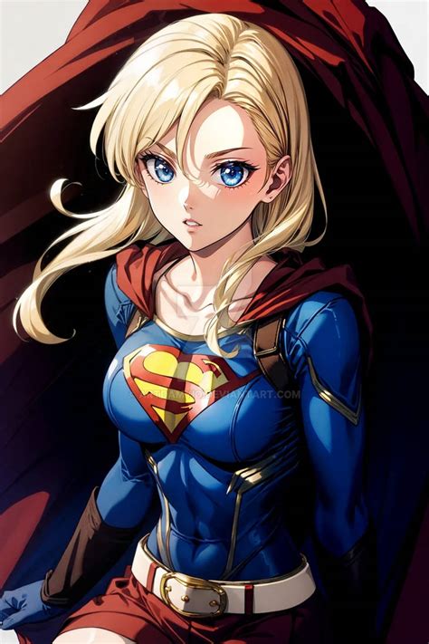 Supergirl Anime Style By Artdamyio On Deviantart
