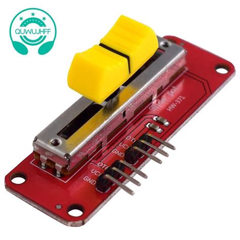 Mini Slide Potentiometer 10kΩ Linear Module Dual Output For Mcu Arduino