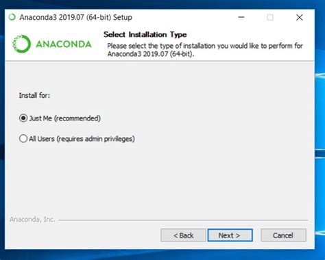 How To Set Up Anaconda For Windows 10