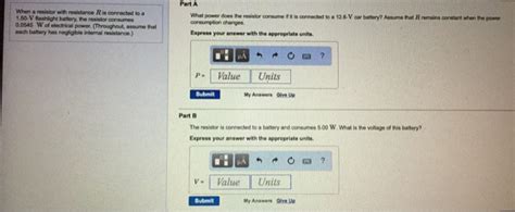 solved when a resistor with resistance r is connected to a