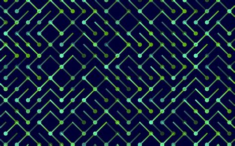 Technology Vector Seamless Pattern Banner Geometric Striped Ornament Monochrome Linear