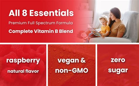 Amazon.com: Vitamin B Complex for Kids | B1, B2, B3, B6, B7, B9 ...