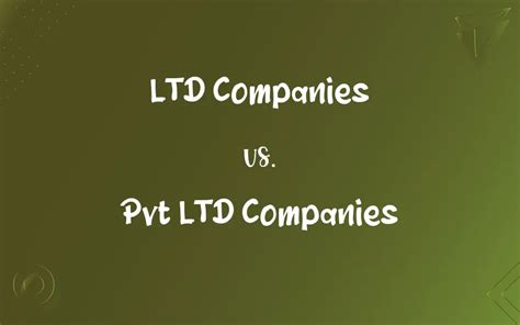 LTD Companies Vs Pvt LTD Companies Whats The Difference