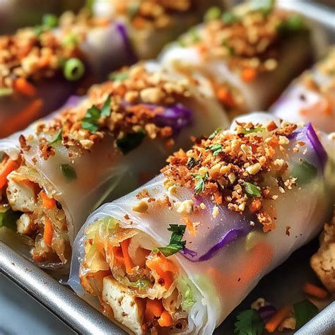 Ultimate Crispy Air Fryer Rice Paper Rolls Delicious Vegan Snack