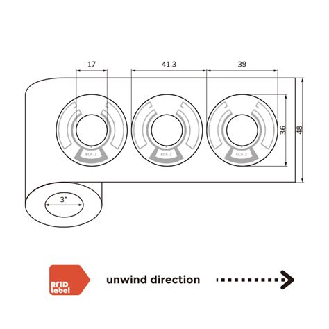 Uhf Rfid Round Wet Inlay ⌀39mm Nxp Ucode® 9 Rfid Label