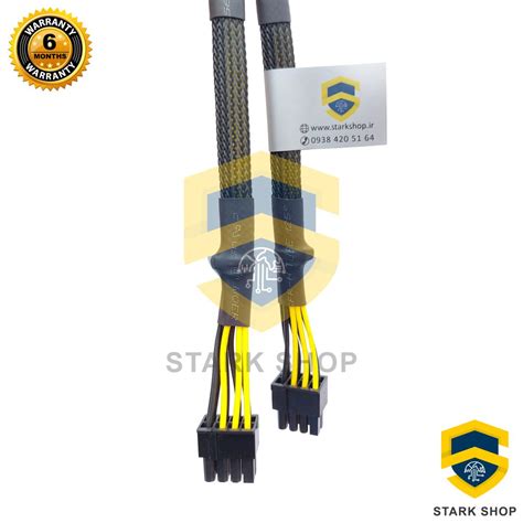 کابل تبدیل 8 پین گرافیک به 2 خروجی 6 2 پین گرافیک فروشگاه استارک