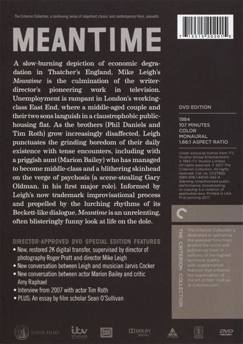 Meantime The Criterion Collection Dvd Dvd Empire