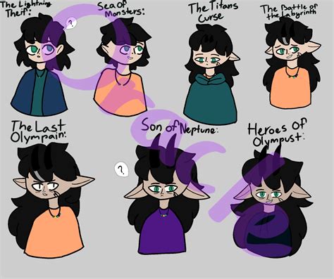 Percy Jackson Through The Years By Oraclethedemom On Deviantart