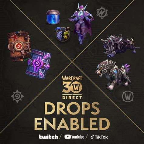 워크래프트 30주년 다이렉트 보상 획득 가능 밤호랑이 및 전쟁 늑대 탈것 등 와우헤드 뉴스