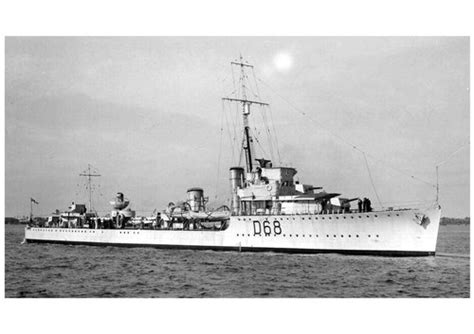 V Class Destroyer Hms Vampire Model Monkey