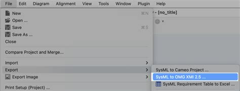 Importing And Exporting Sysml Models Using Xmi Astah