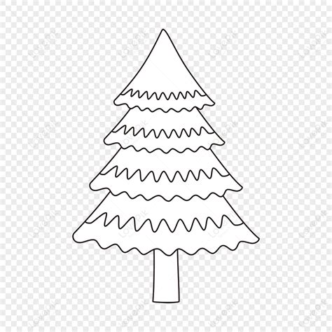 Blanco Y Negro Simple árbol Grande Vector Material De Imágenes