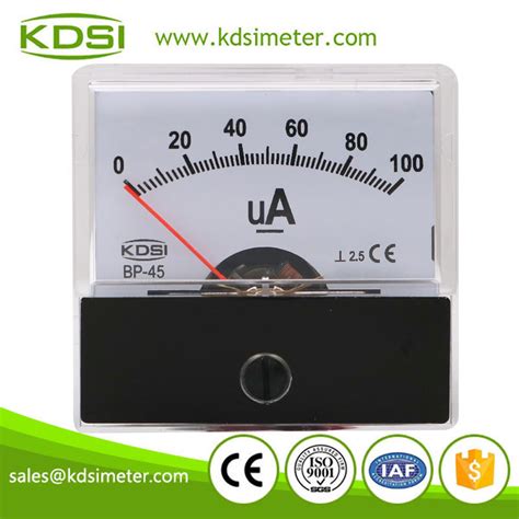 Easy Installationbp 45 Dc100ua Analog Dc Microampere Panel Meter Buy