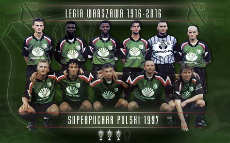 FotoGrafika Legia Warszawa 1916 2016 SUPER PUCHAR POLSKI 1997
