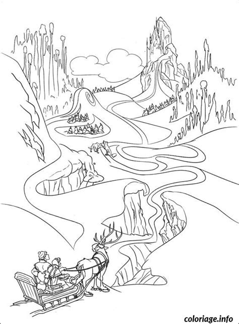 Coloriage Le Palais Des Glaces Dessin La Reine Des Neiges à Imprimer