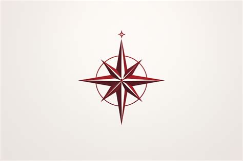 Compass Arrow Directional Logo Idea Premium Ai Generated Image