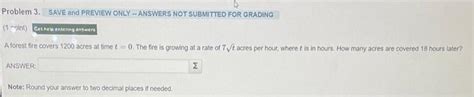 solved problem 3 save and preview only answers not