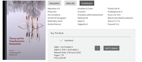 Anu Kuriakose On Linkedin The Paper Back Copy Of Theory And